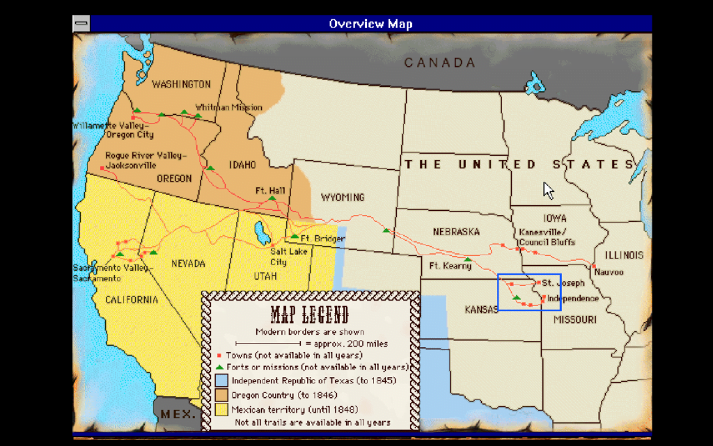 Oregon Trail II - Play game online